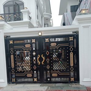 Tổng Hợp 50 Mẫu Cửa Cổng Sắt 2 Cánh Mới Nhất Đẹp Không Ngờ