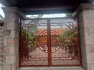 Tổng Hợp 50 Mẫu Cửa Cổng Sắt 2 Cánh Mới Nhất Đẹp Không Ngờ